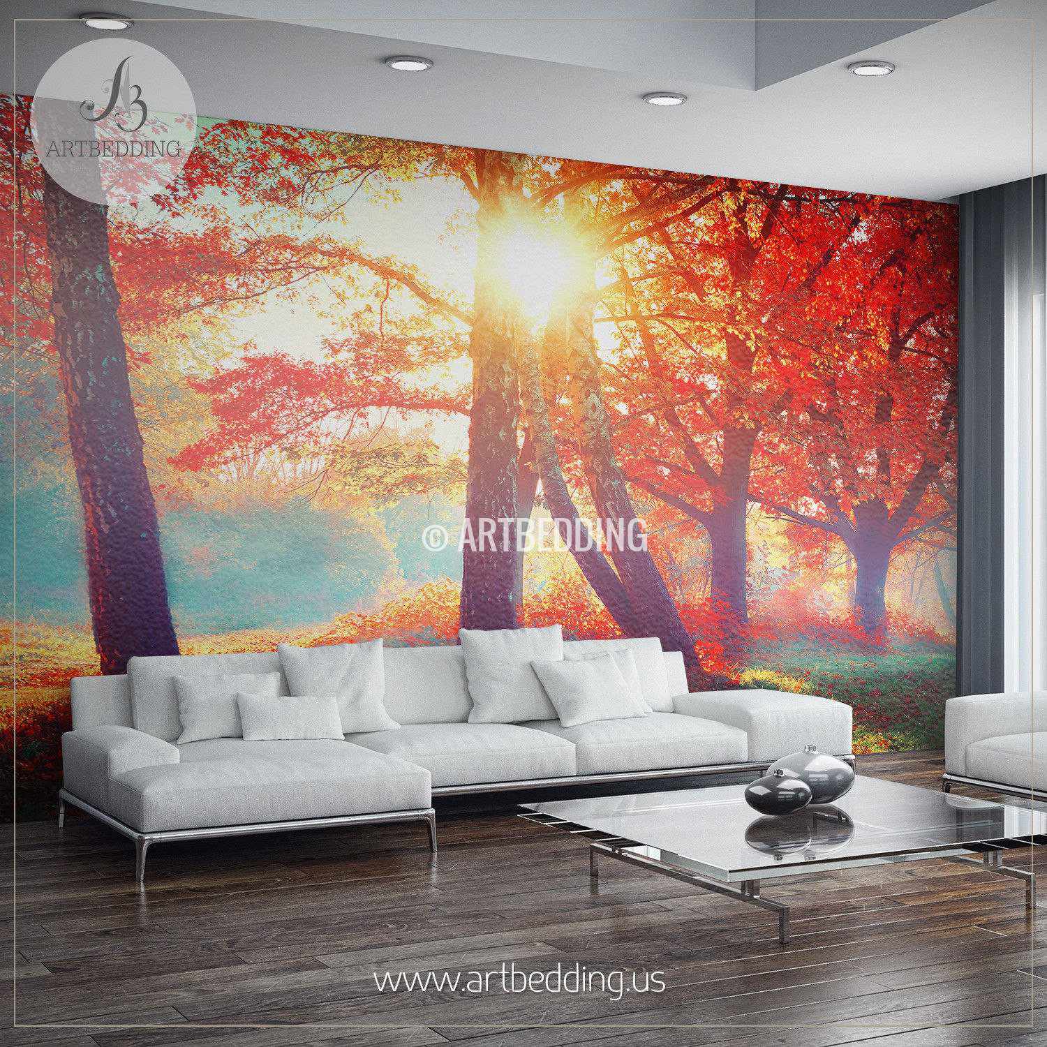 Autumn Fall, Self Adhesive Photo Mural – ARTBEDDING