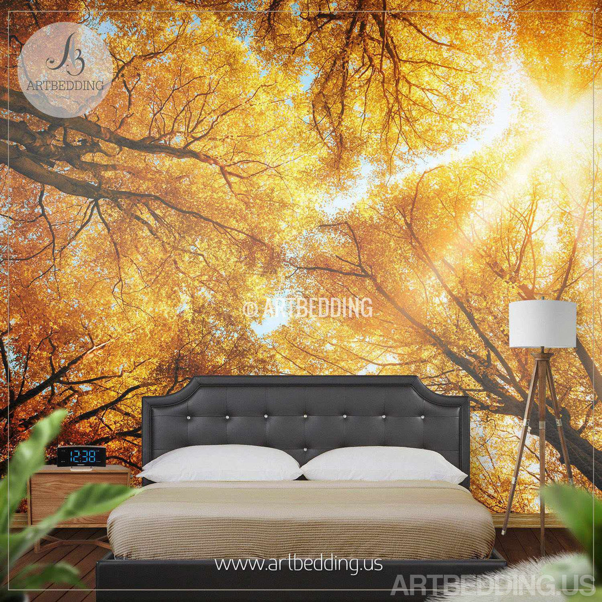 Wall Mural Autumn Treetop, Self Adhesive Photo Mural – ARTBEDDING