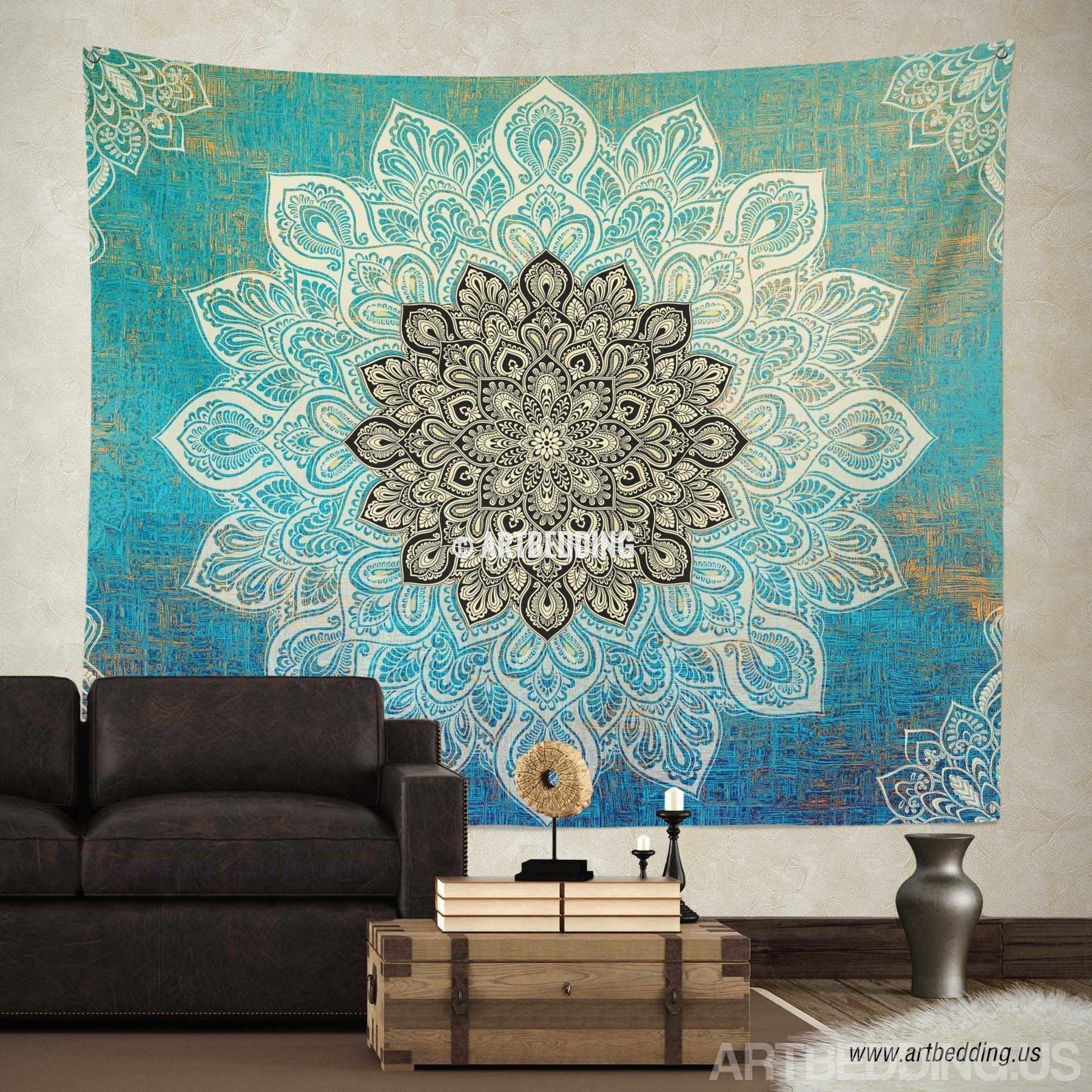 Boho mandala wall tapestry ethno spiritual wall decor – Tagged "boho ...
