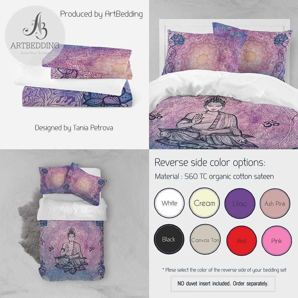Bodha spiritual bedding, boho mandala duvet cover set – ARTBEDDING