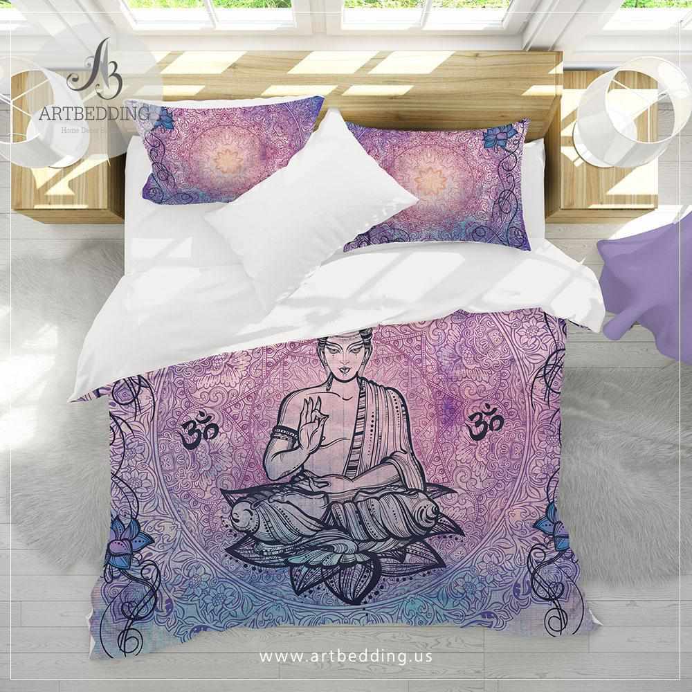 Bodha spiritual bedding, boho mandala duvet cover set – ARTBEDDING