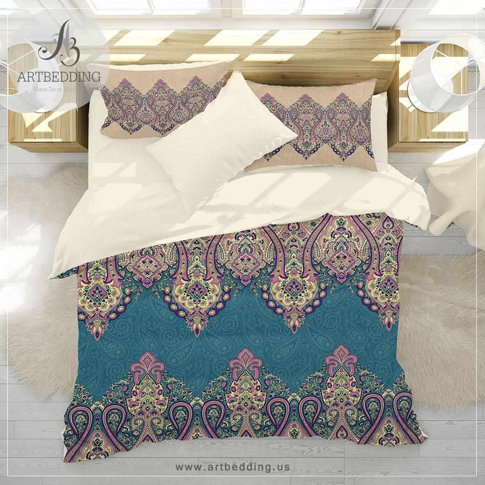 coral pattern bedding