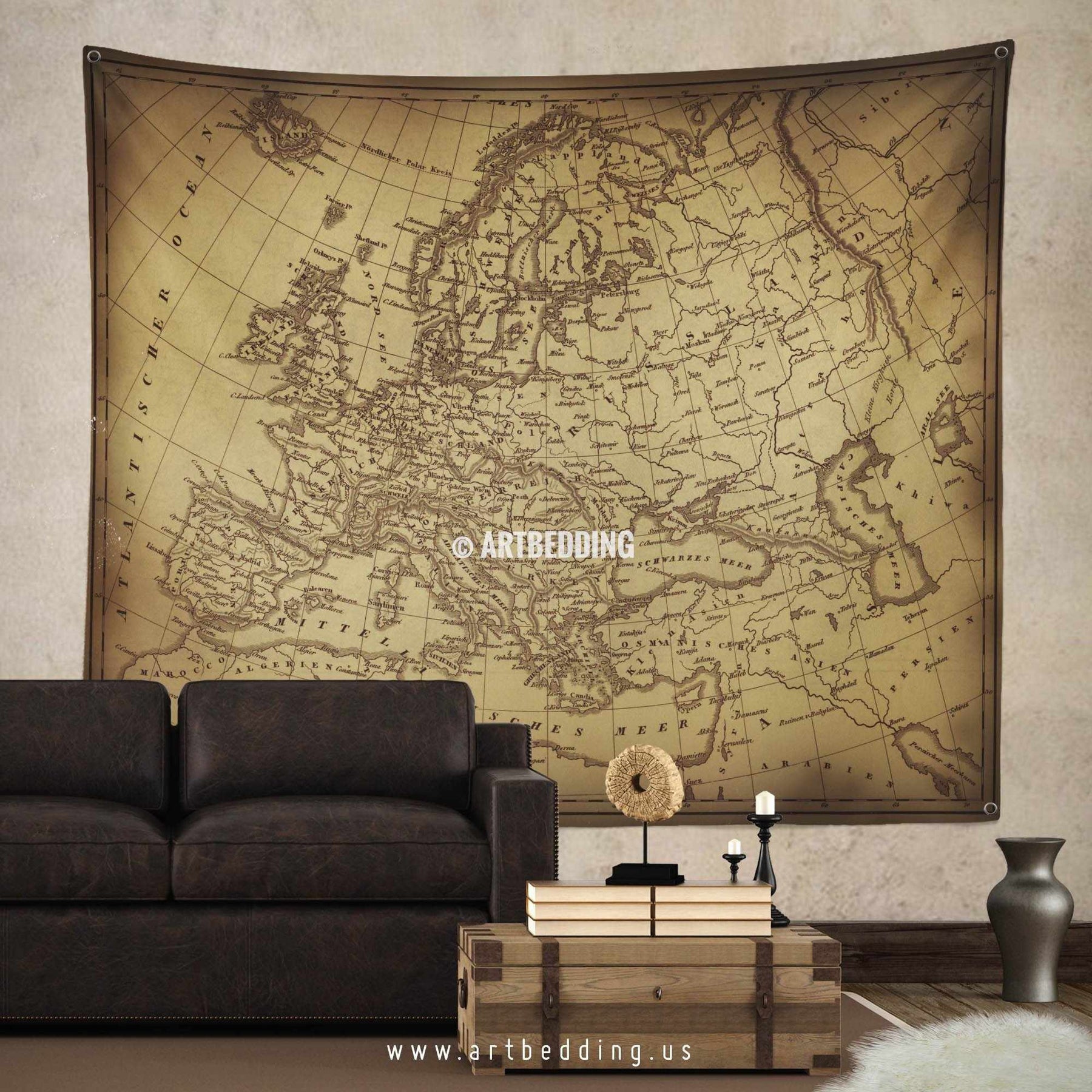 Europe Old Map Wallpaper
