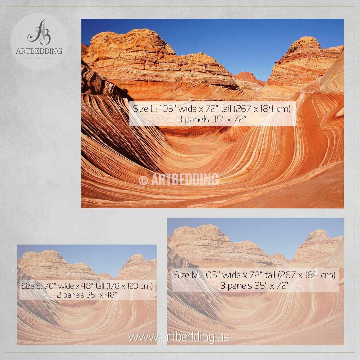 Vermilion Cliffs National Monument Wall Mural, Self Adhesive Peel & St ...